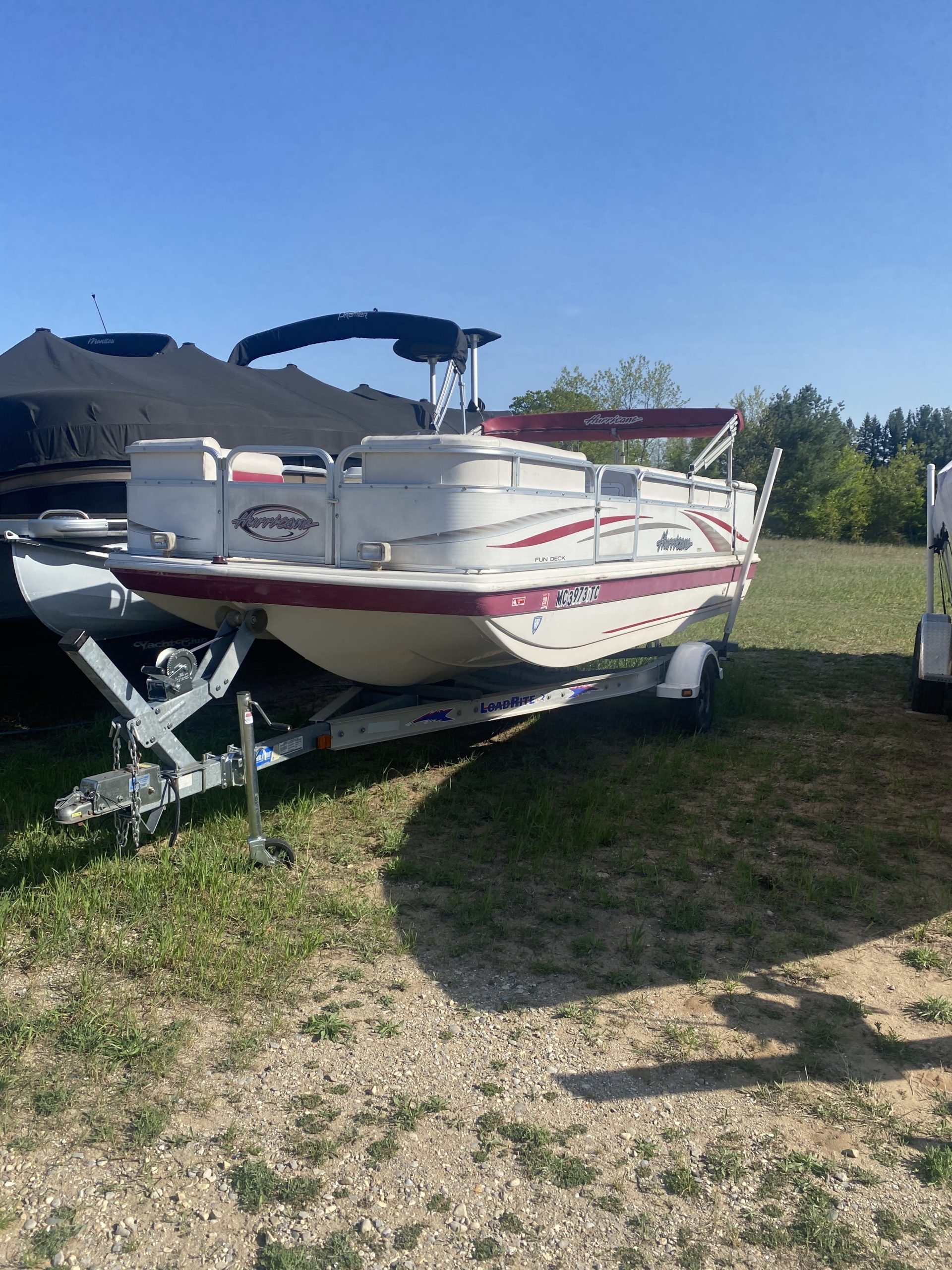 2005 HURRICANE FUN DECK Pontoon Power Boat For Sale in Traverse ...