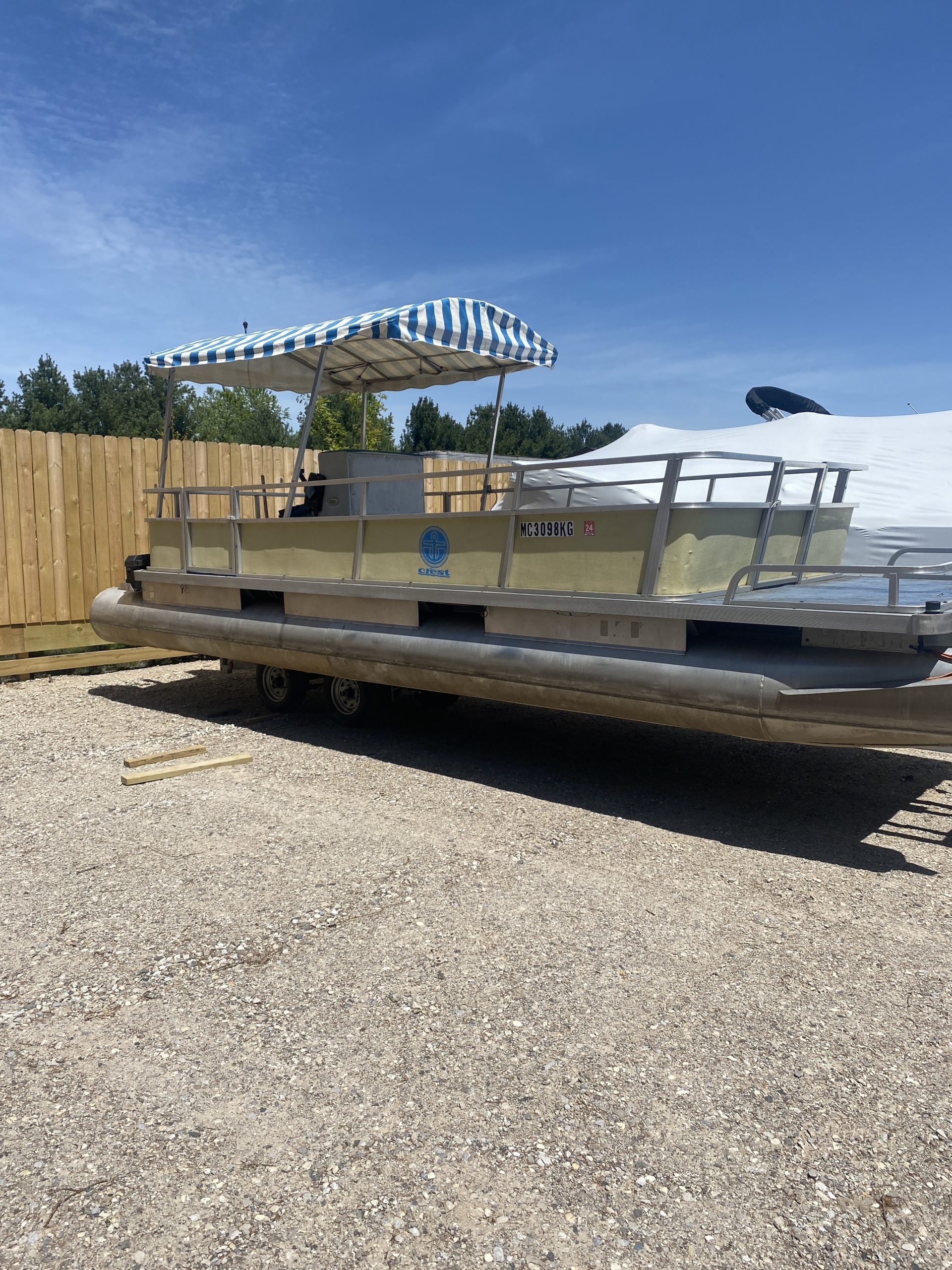 1975 CREST PONTOON BOATS unknown Pontoon Power Boat For Sale in ...