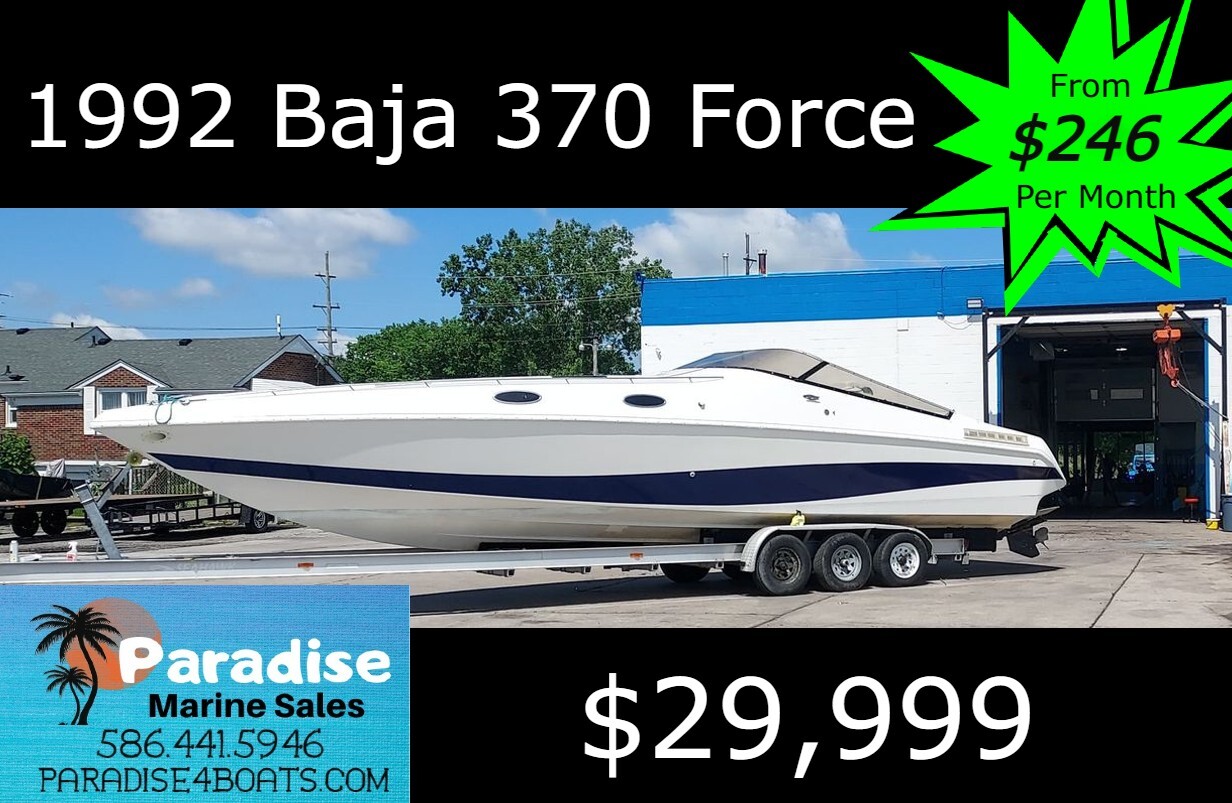 1992 BAJA FORCE 370 High Performance Power Boat For Sale in Harr...