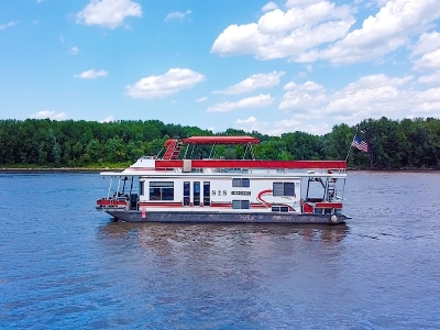 2001 SHARPE 16 x 60 Widebody Houseboat Power Boat For Sale in Mo...
