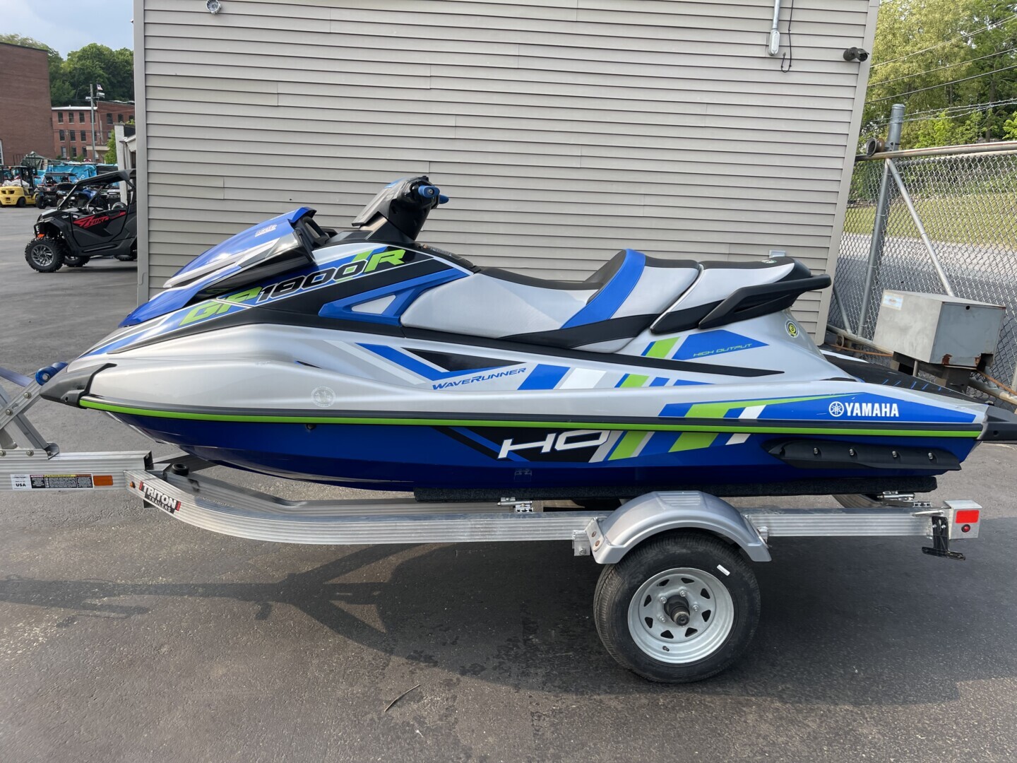 2020 YAMAHA Waverunner GP1800R HO Silver and Azure Blue Three Se...