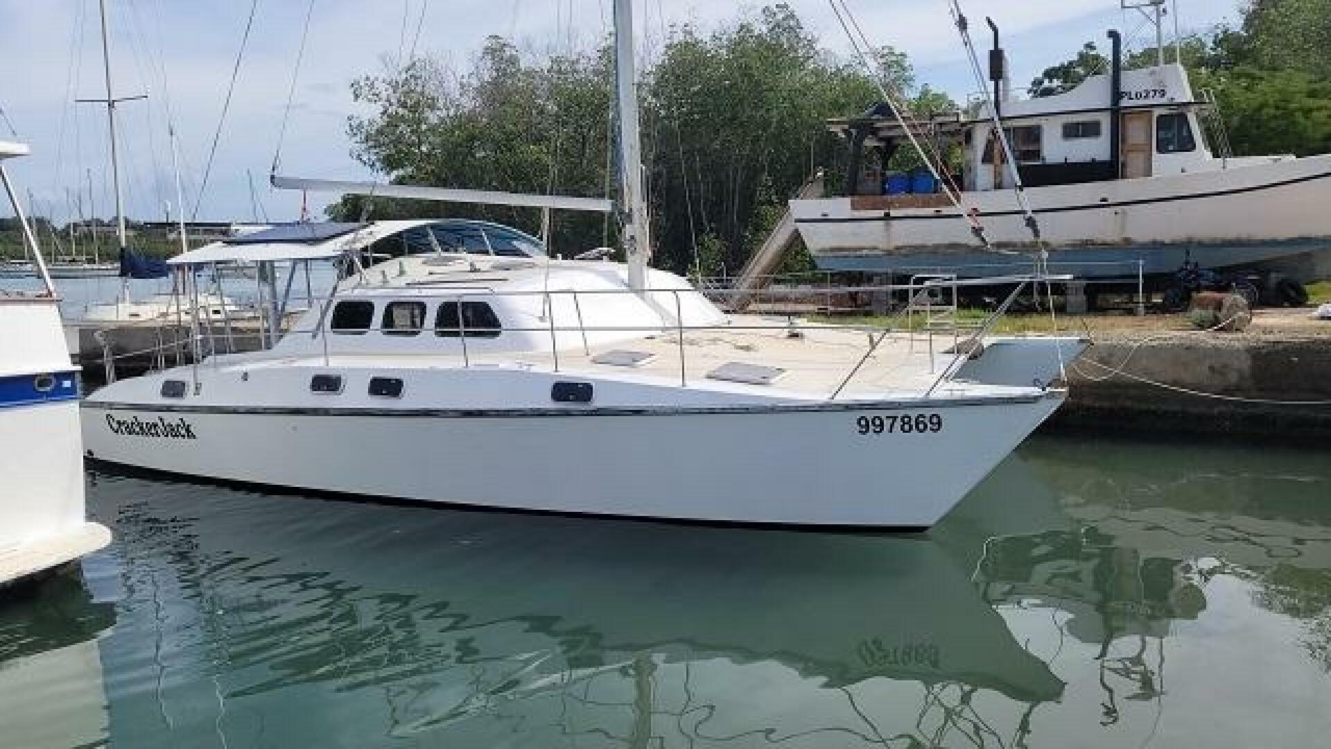 1993 KELSALL 42 Sail Cat Catamaran Sail Sail Boat For Sale in Fo...