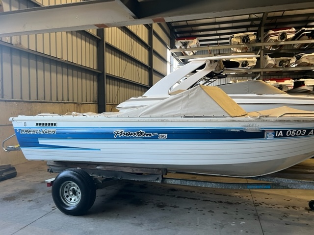 1992 CRESTLINER PHANTOM 185 Fishing Boat Power Boat For Sale in ...