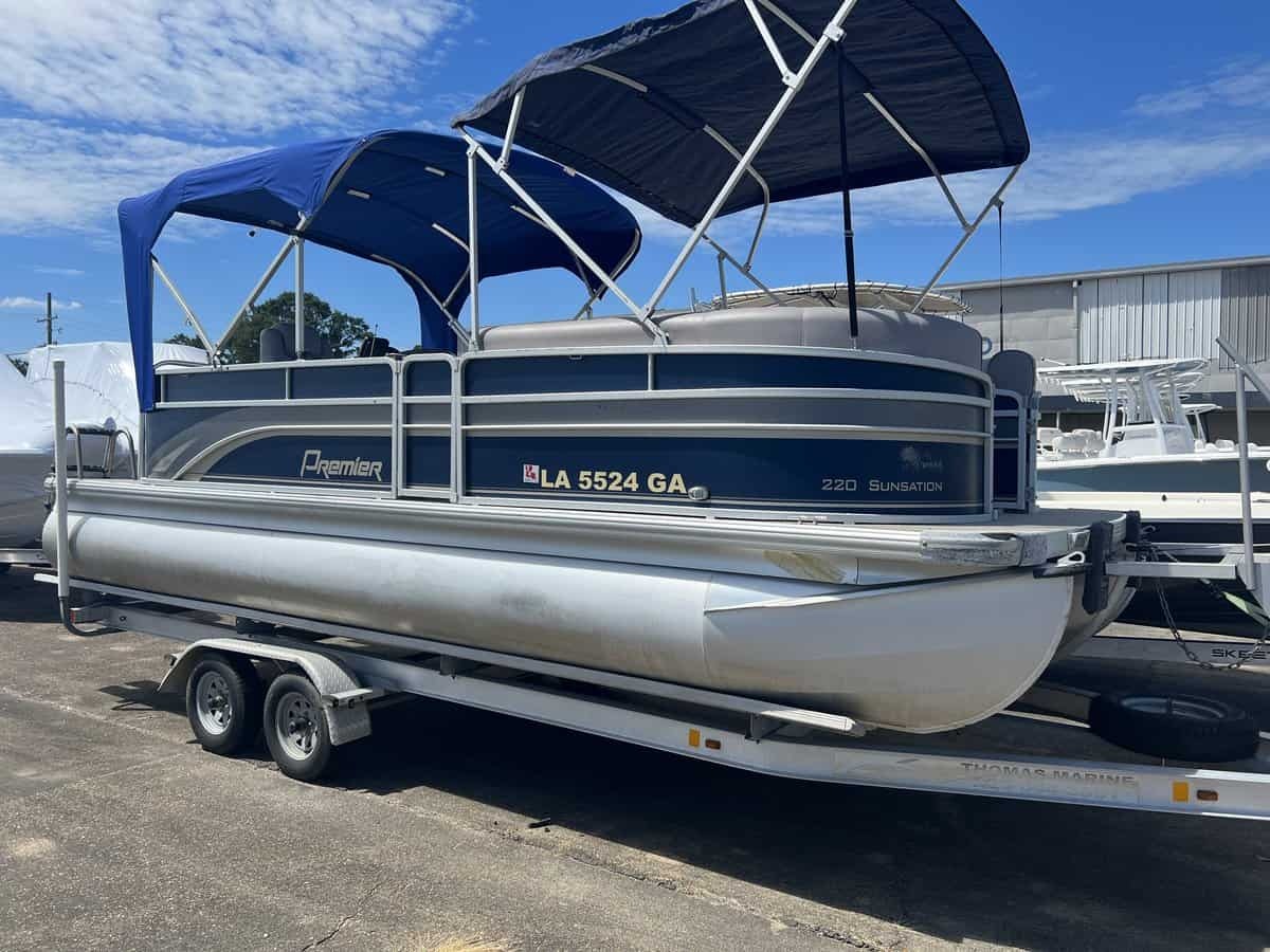 2012 Premier 220 Sunsation Pontoon Power Boat For Sale in Metair...