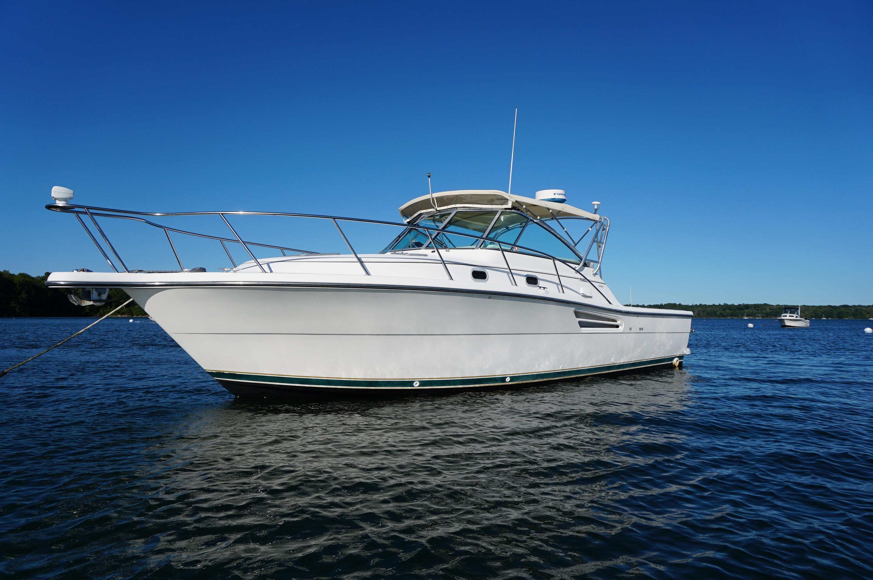 2000 PURSUIT 3400 EXPRESS Cruiser Power Power Boat For Sale in S...