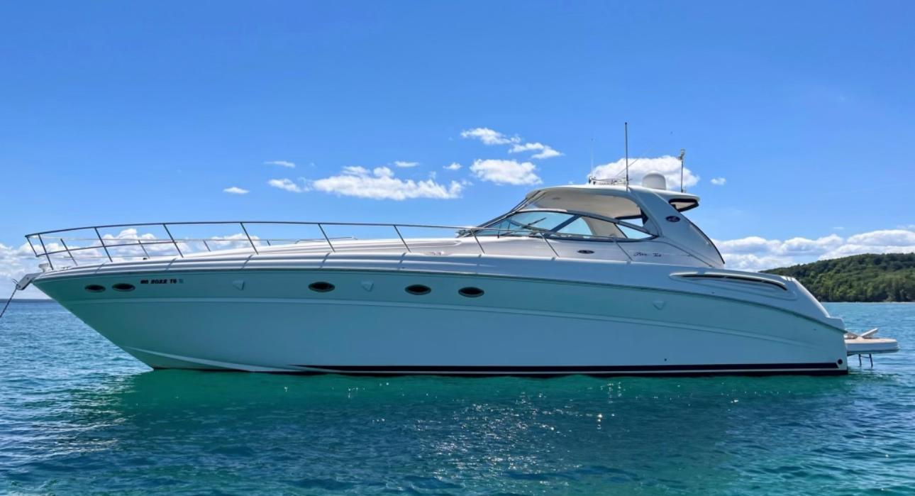 2000 SEA RAY 510 SUNDANCER Express Cruiser Power Boat For Sale i...