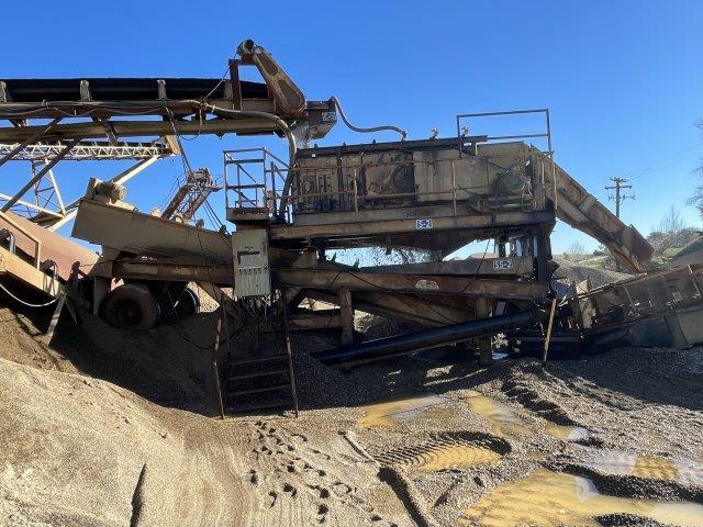 Used JCI/KPI 5142-26LP 5' X 14' Screening Plant Portable Aggregate ...