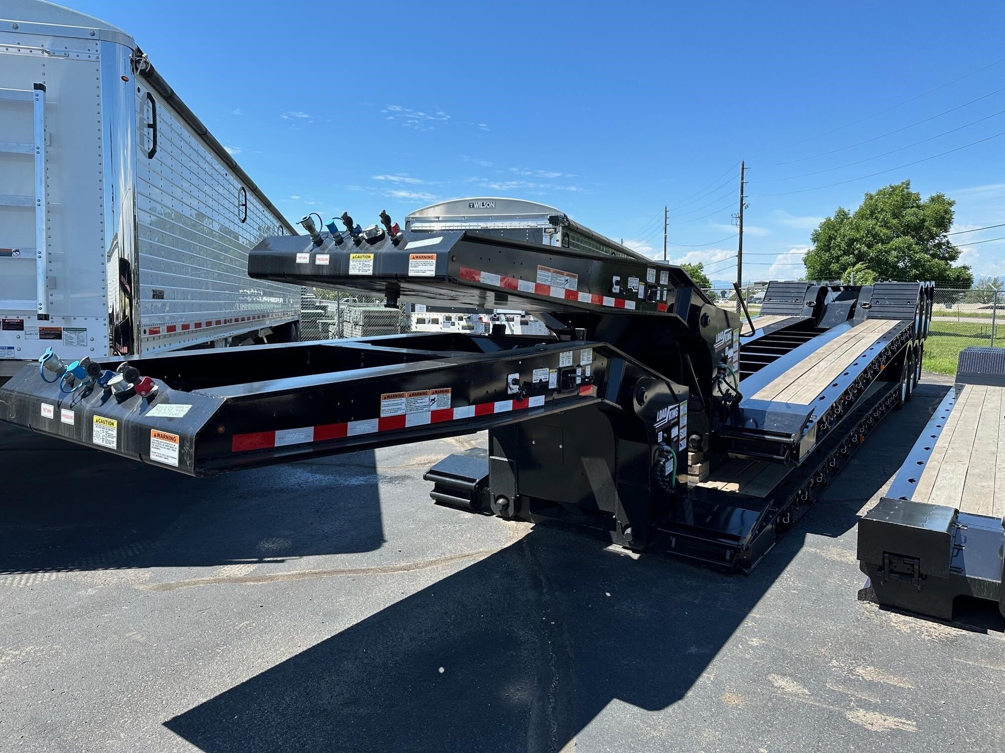 New 2026 LOAD KING 55 TON LOWBOY, 26' WELL, PONY MOTOR, REAR LIFT AXL Lowboy Trailer in ...