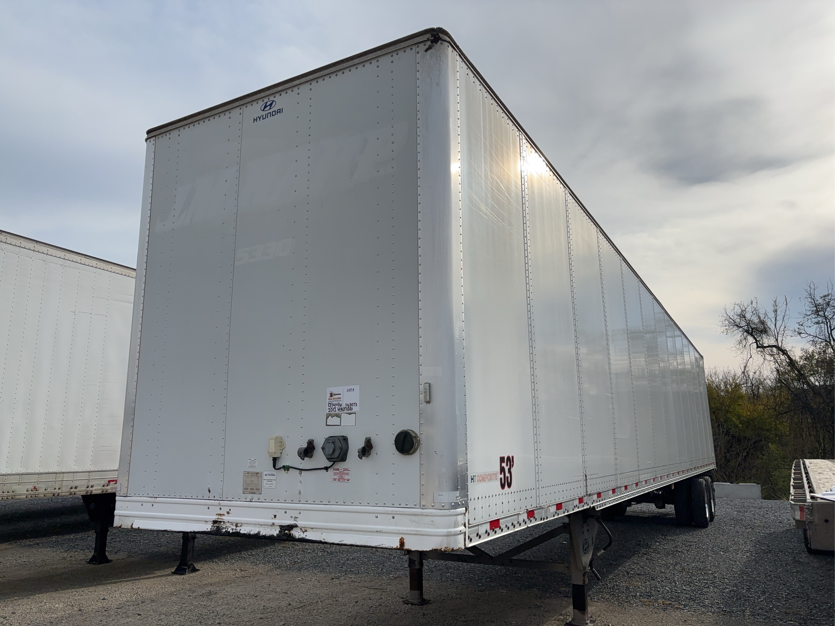 Used 2012 HYUNDAI VC2530152-JS Dry Van Trailer in Marietta, PA | NextTruck
