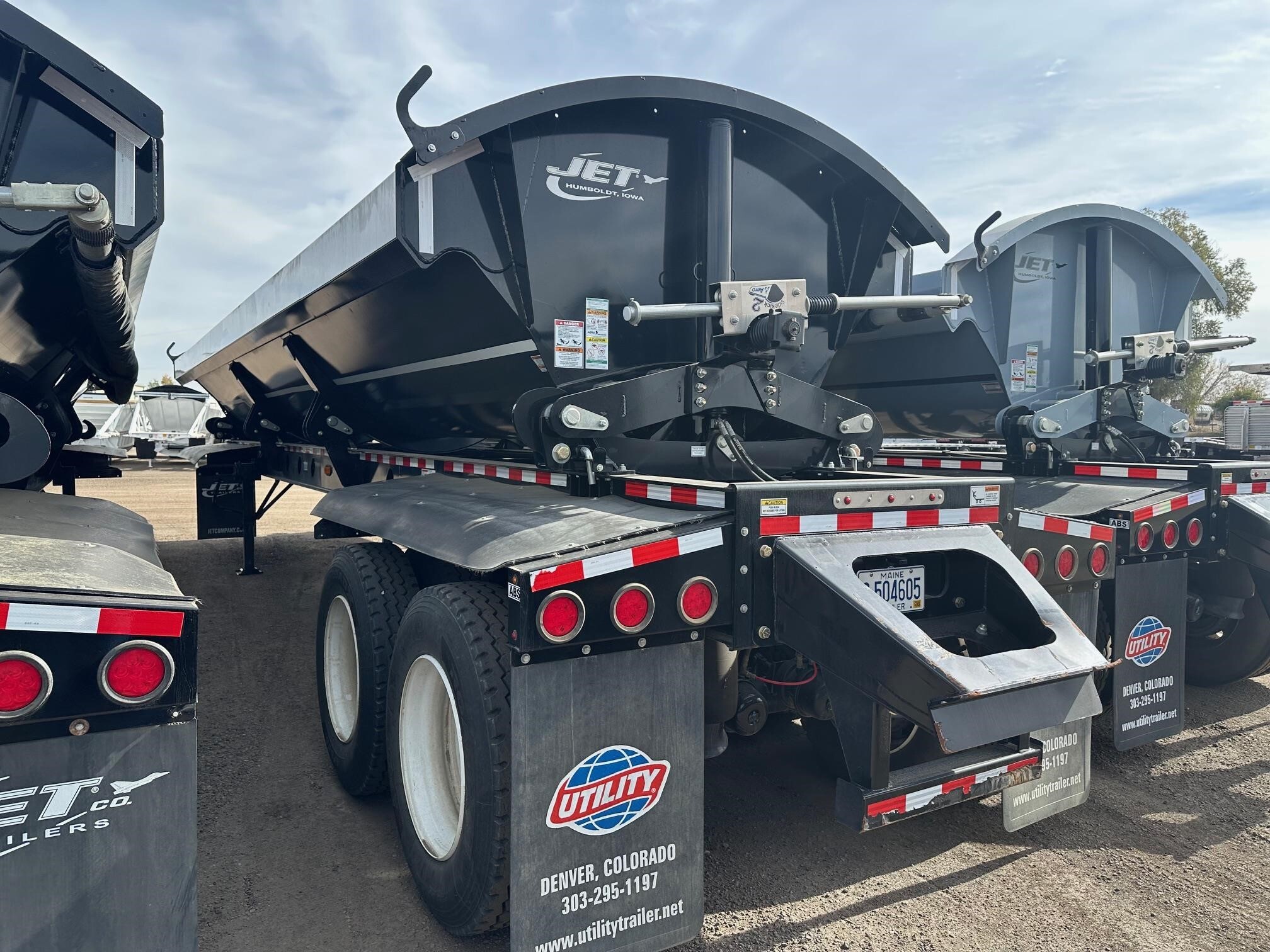 Used 2026 JET 40' AIR RIDE SIDE DUMP, ELECTRIC TARP Side Dump Trailer ...