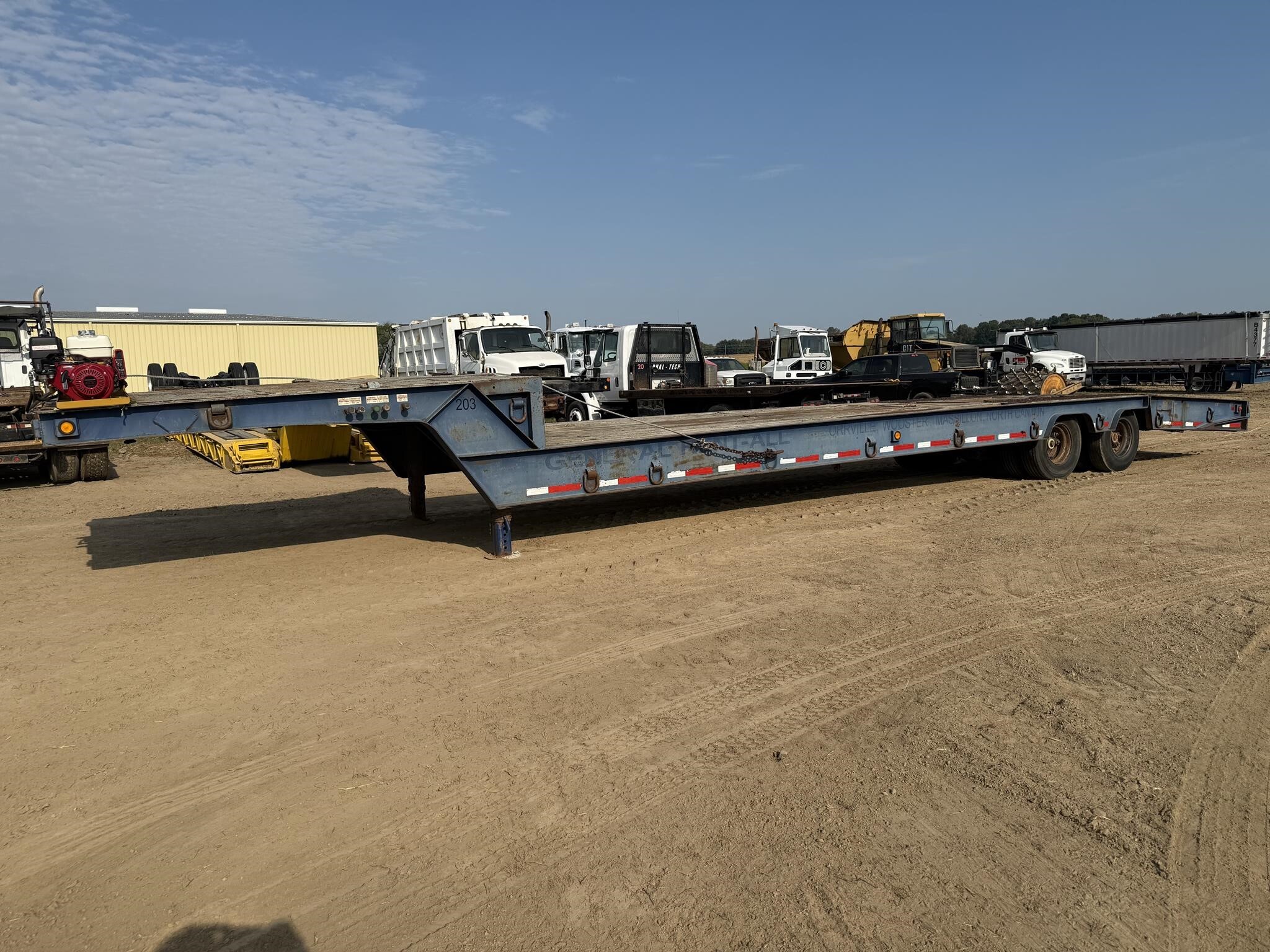 Used 1990 TRAIL-EZE 46 FT HYDRAULIC TAIL Lowboy Trailer in Covington ...