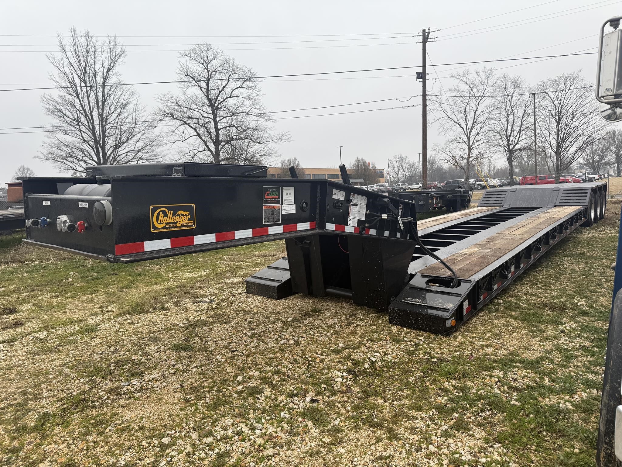 New 2026 WITZCO CHALLENGER NGB-52/ 26 FT WELL/ AIR RIDE Lowboy Trailer ...