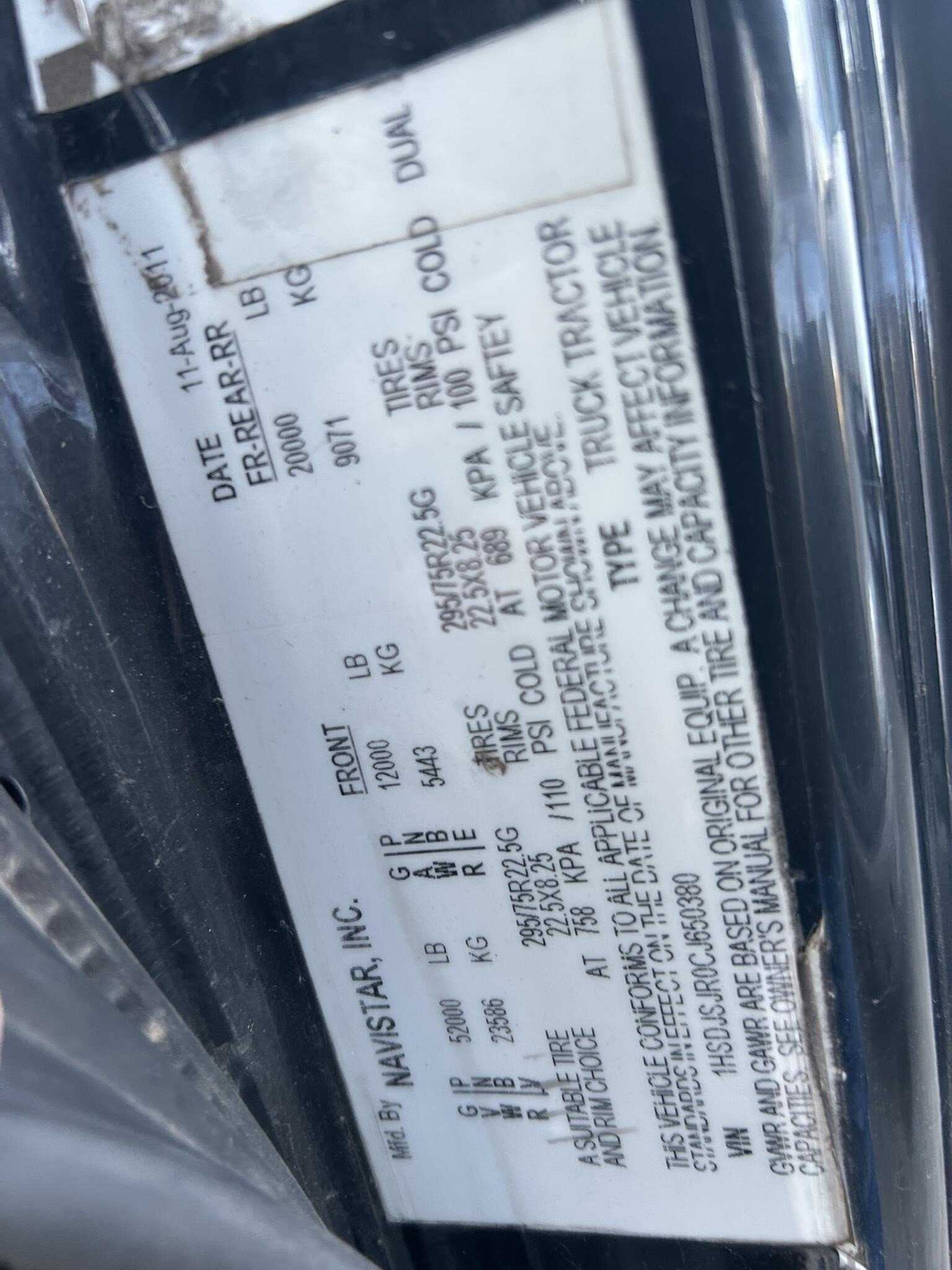 Used 2012 INTERNATIONAL PROSTAR Conventional - Day Cab in Covington, TN ...