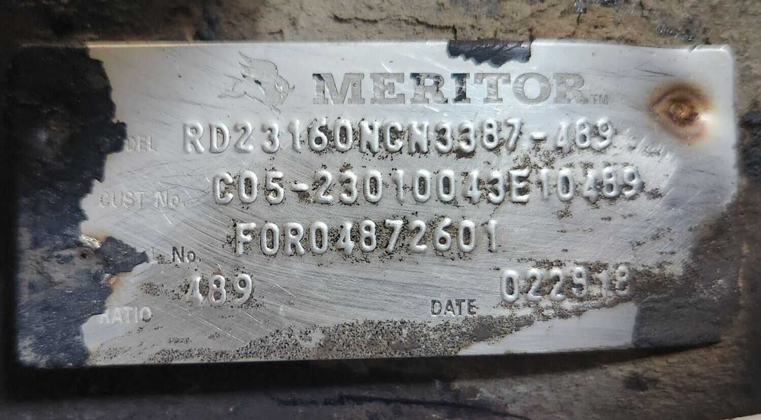 Used Meritor/Rockwell RT46-160 Axle in North East, MD | RaD