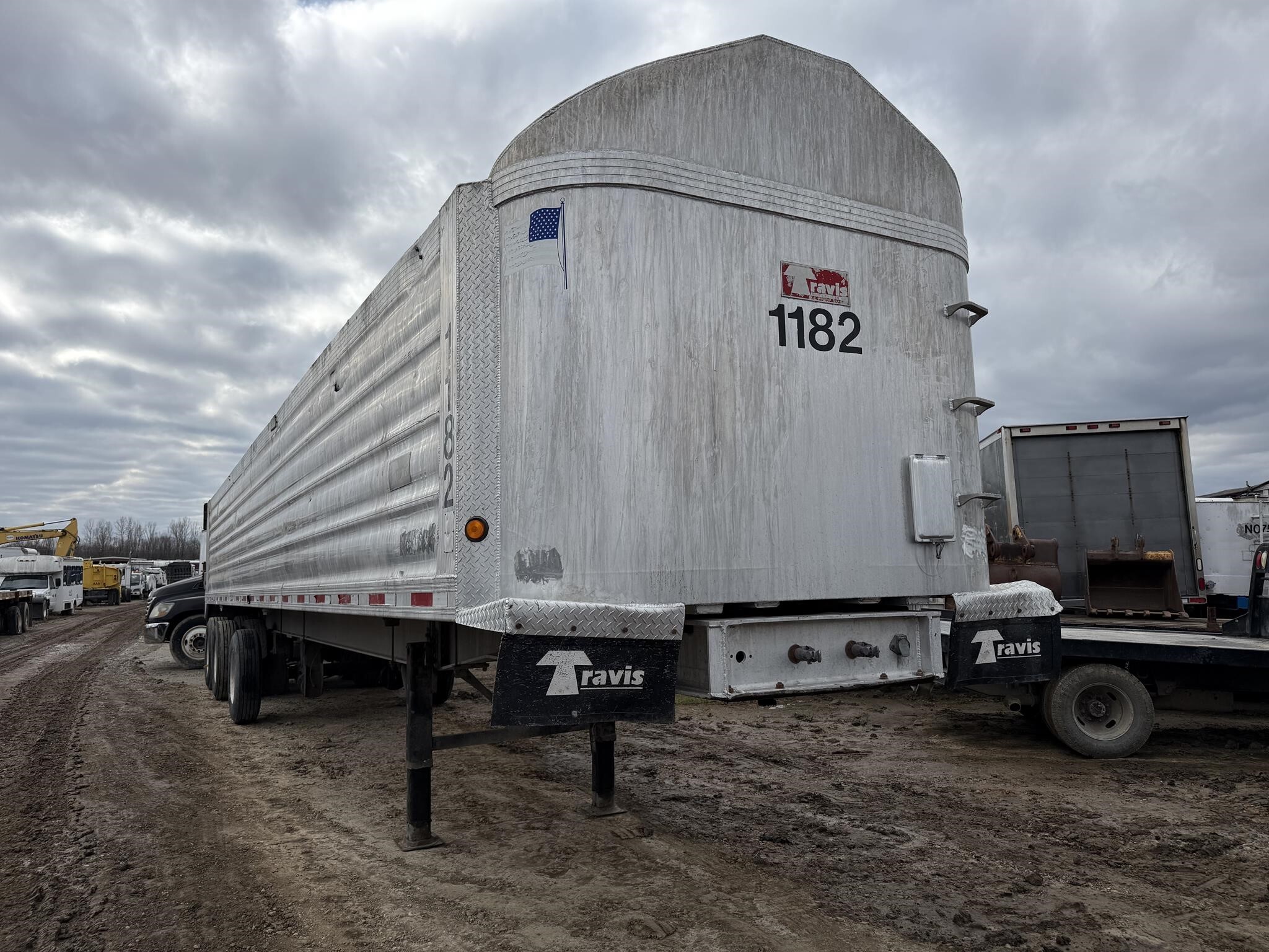 Used 2012 TRAVIS 42 FT TRI-AXLE DUMP End Dump Trailer in Covington, TN ...